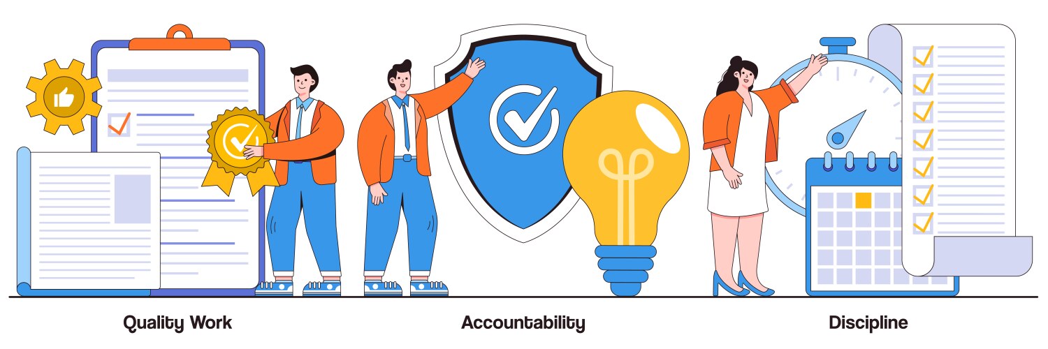 Competition and career development concept Vector Image