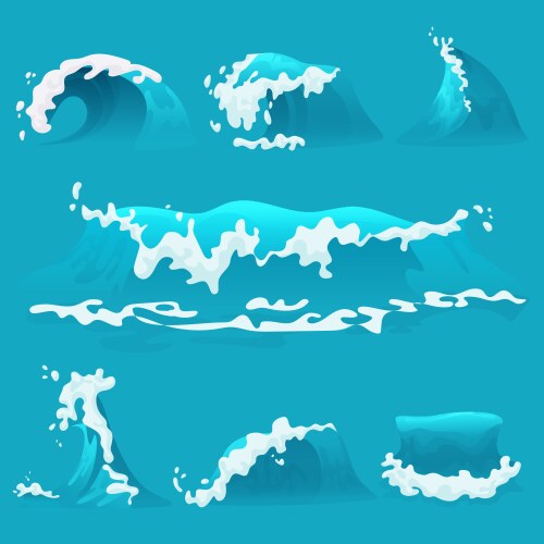 Cartoon Ocean Waves Vector Images (over 36,000)