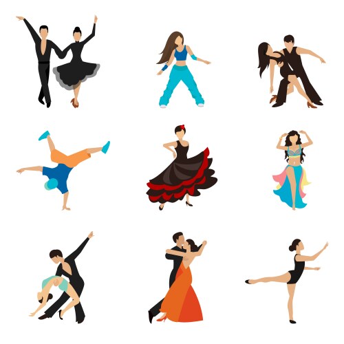 Salsa dancing Royalty Free Vector Image - VectorStock