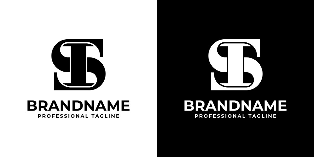 Simple sy monogram logo suitable for any business Vector Image