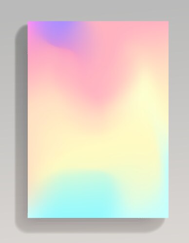 Plain iridescent gradient backdrop Royalty Free Vector Image