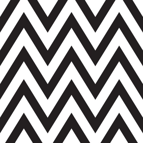 Black and white pattern in zigzag classic chevron Vector Image