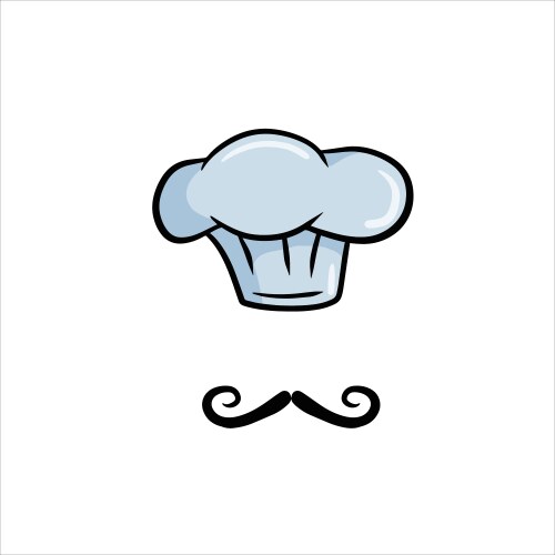 Chef cap cook sign Royalty Free Vector Image - VectorStock