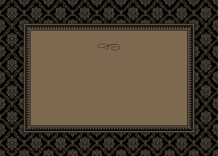 Gold wedding frame set Royalty Free Vector Image