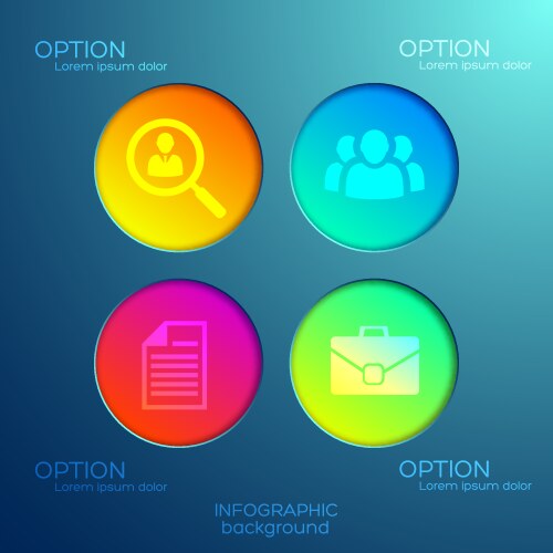 Abstract infographic concept Royalty Free Vector Image