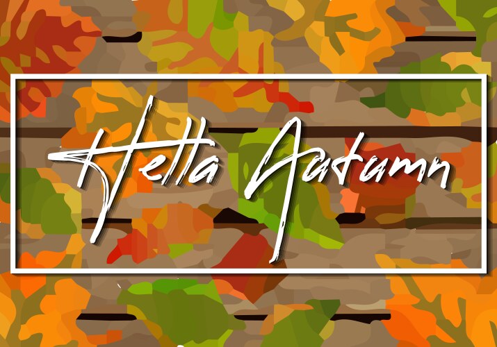 Autumn transparent leaves fall season background Vector Image