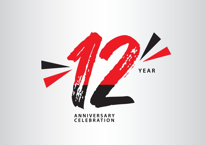 12 Year Anniversary Vector Images (over 1,000)