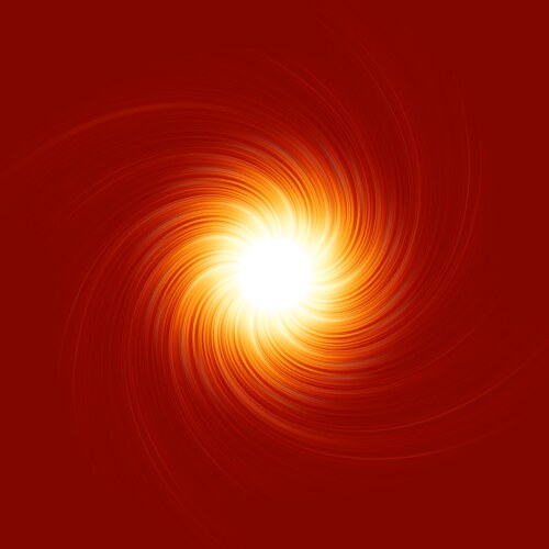 Abstract glow twist with fire flow eps 8 Vector Image