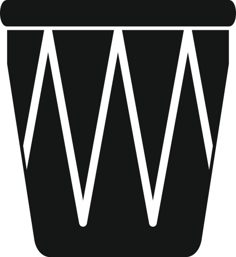 African drum with rope creating traditional music Vector Image