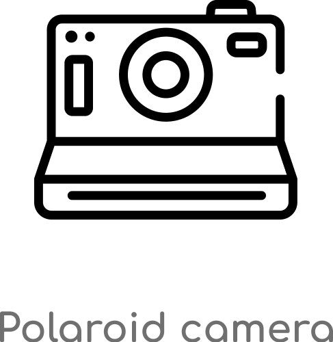 Polaroid Outline Vector Images (over 120)