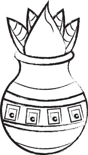 Happy ugadi design Royalty Free Vector Image - VectorStock