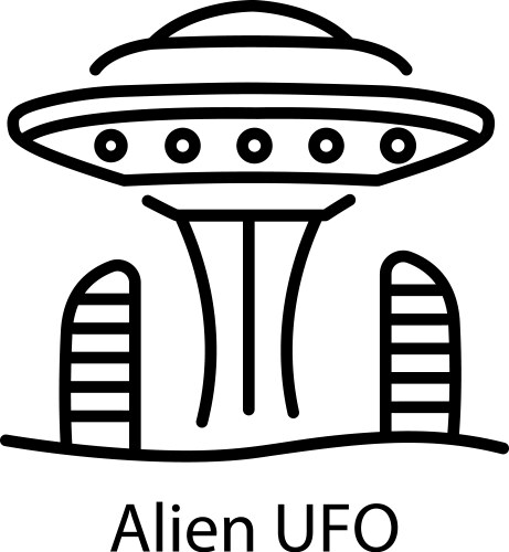 Alien portal Royalty Free Vector Image - VectorStock