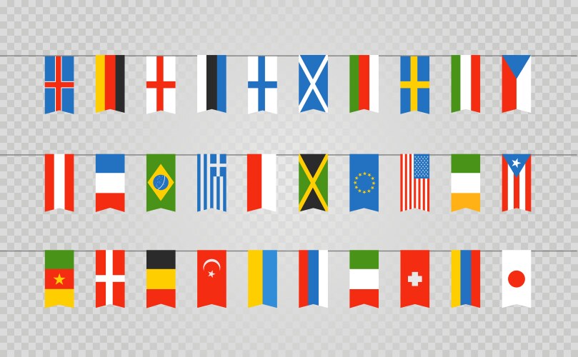 Flags of Different Countries Vector Images (over 3,000)