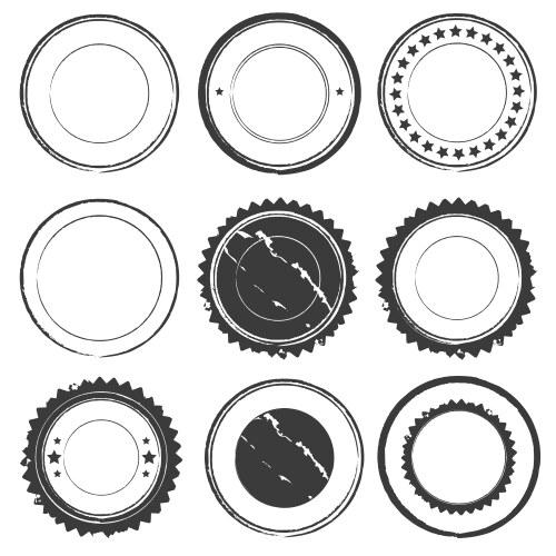 Grunge stamps Royalty Free Vector Image - VectorStock