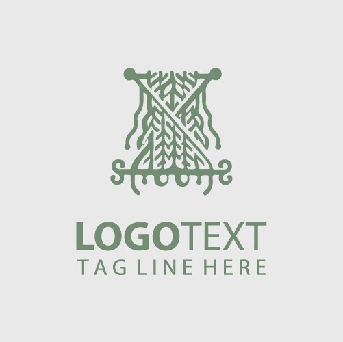 Knitting logo Royalty Free Vector Image - VectorStock