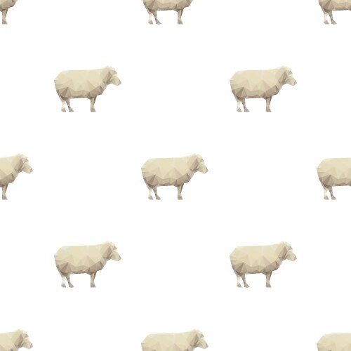 Sheep Polygon Vector Images (over 180)