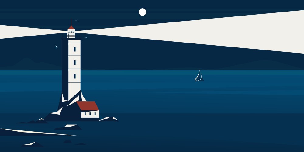 Lighthouse Cartoon Vector Images (over 4,300)