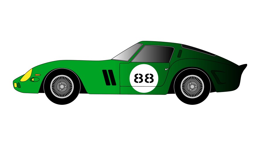 Ferrari 250 gto 1962 Royalty Free Vector Image