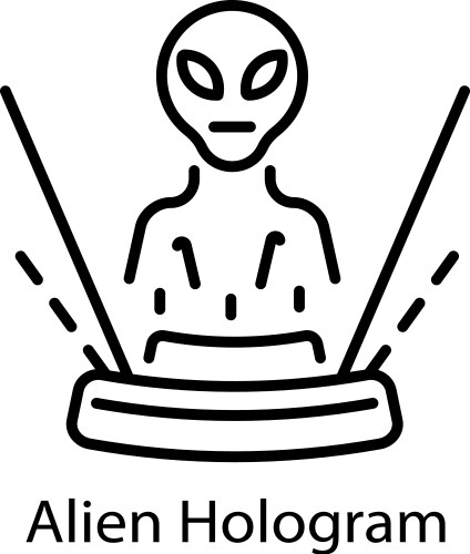 Alien operation Royalty Free Vector Image - VectorStock