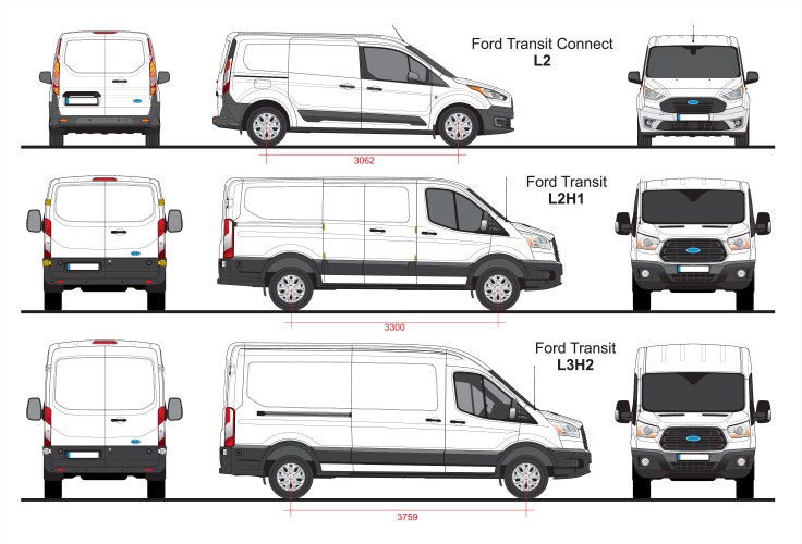 Ford Transit Van Vector Images (over 110)