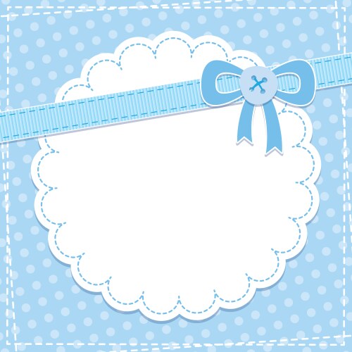 Baby frame Royalty Free Vector Image - VectorStock