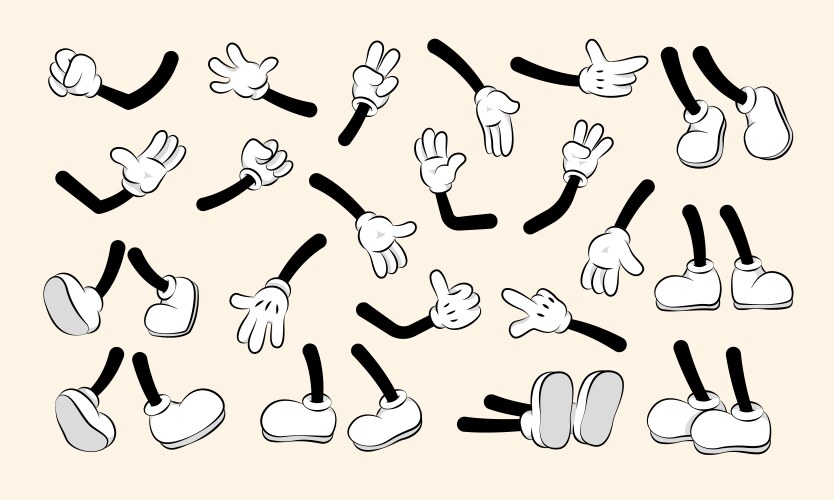 Cartoon Feet Vector Images (over 7,500)