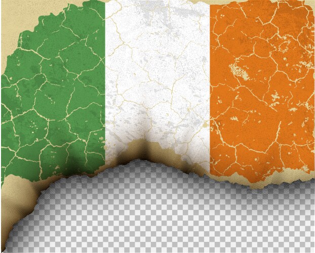 Ripped flag country torn paper burning Royalty Free Vector