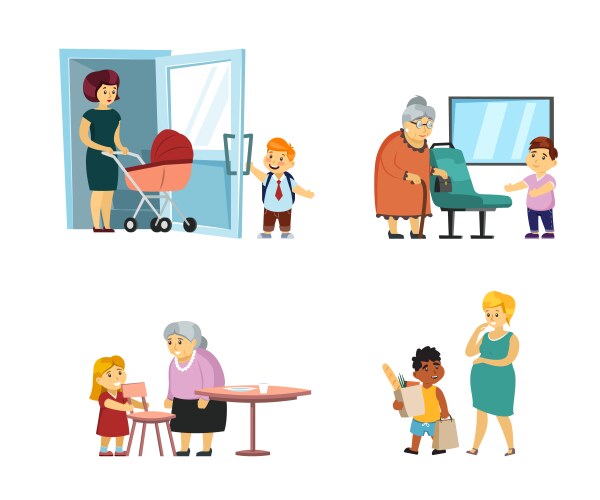 Good Manners Vector Images (over 750)