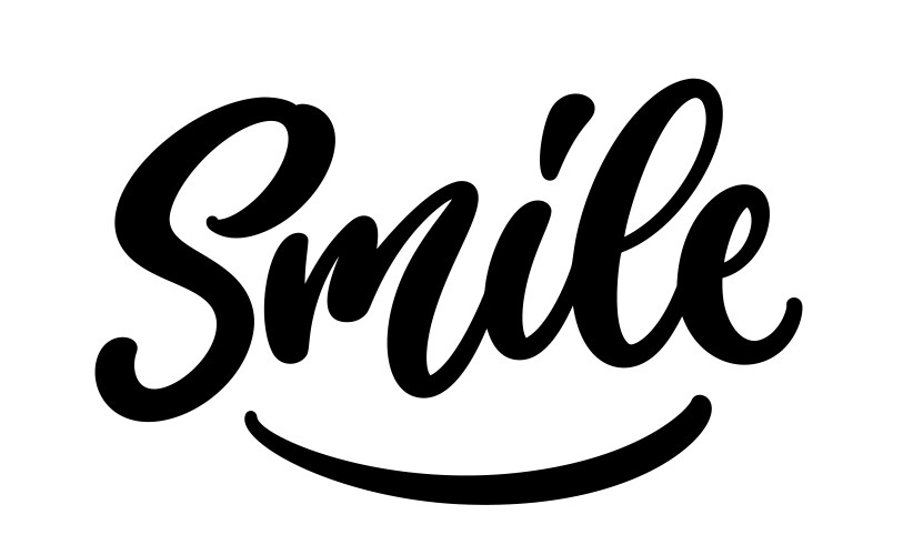 Smile Word Art Vector Images (over 4,100)