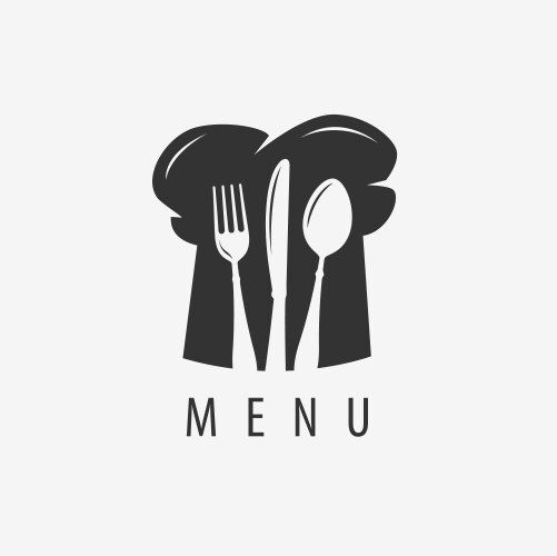 Restaurant Logo Or Label Menu Food Service Vector Image