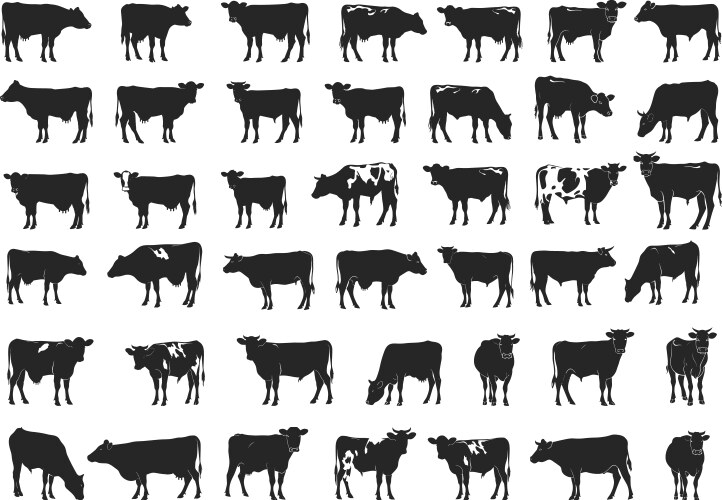Cow Side View Vector Images (over 540)