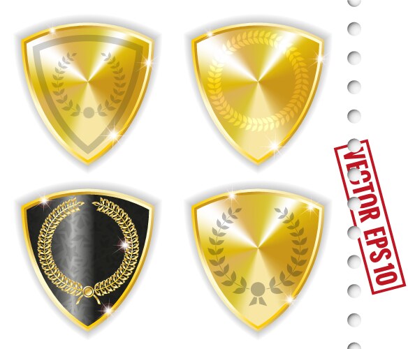 Frame gold ring Royalty Free Vector Image - VectorStock