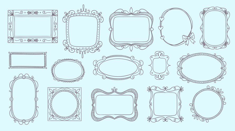 Single Line Border Vector Images (over 5,100)