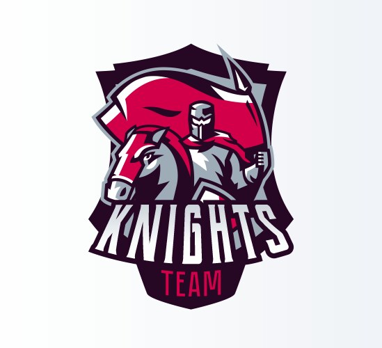 Knight plumber logo Royalty Free Vector Image - VectorStock