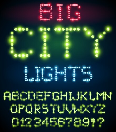 Light Bulb Font Vector Images (over 7,800)