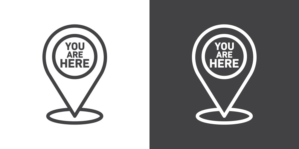 You are Here Icon Vector Images (over 1,000)