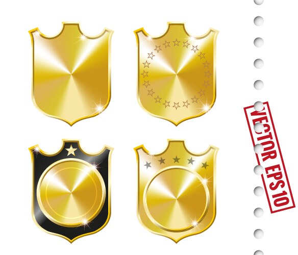 Frame gold ring Royalty Free Vector Image - VectorStock