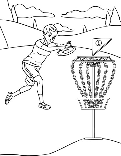 Disc Golf Vector Images (over 1,000)