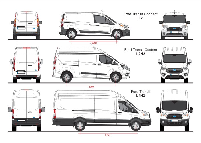 Ford Transit Custom Vector Images (31)