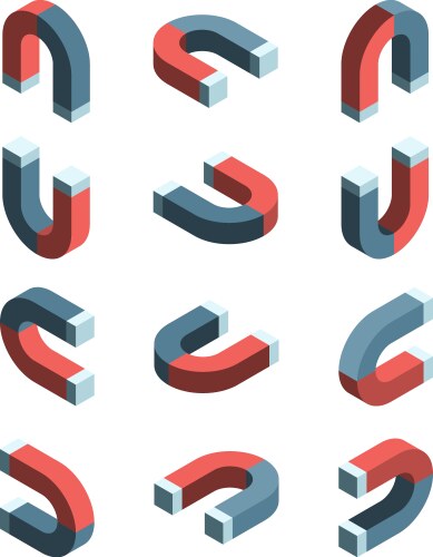 Cute cartoon magnet Royalty Free Vector Image - VectorStock