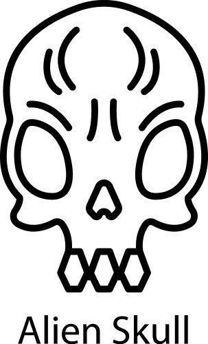 Alien waving Royalty Free Vector Image - VectorStock