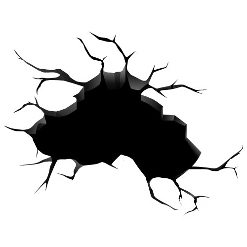 Cracked Hole Vector Images (over 6,900)