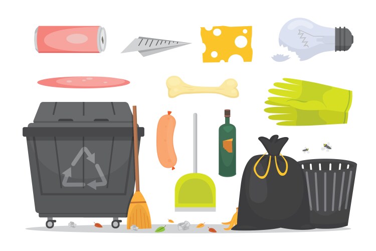 Dustbin Cartoon Vector Images (over 3,300)