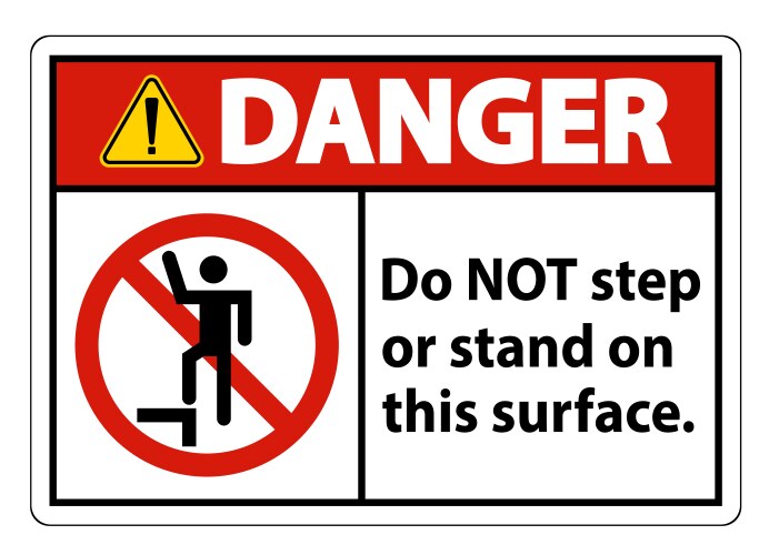 Do not Step Vector Images (over 450)