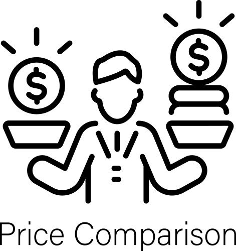 Gold price Royalty Free Vector Image - VectorStock