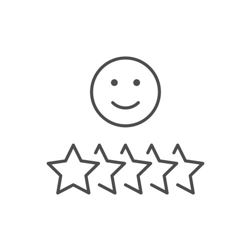 Positive attitude multi color concept icon Vector Image