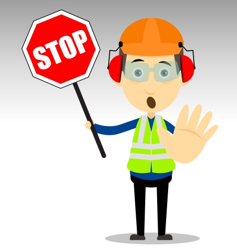 Cartoon Safety Character Worker Vector Images (over 7,200)