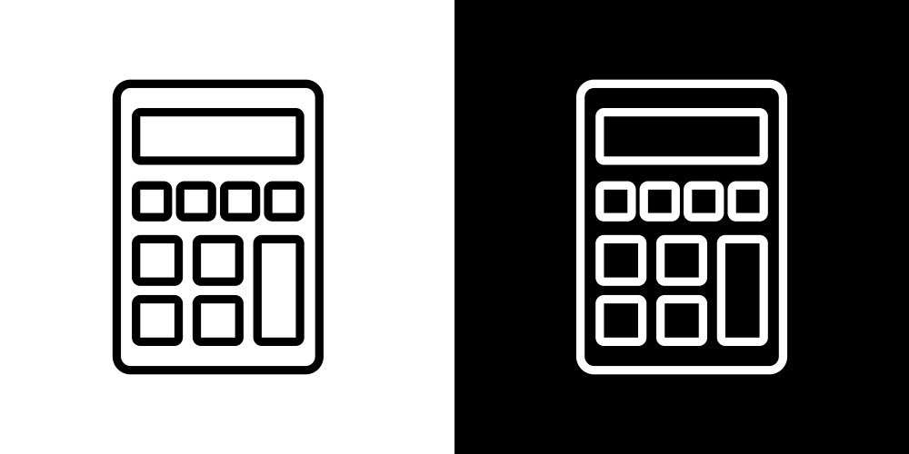 Calculator Pictogram Vector Images (over 2,500)