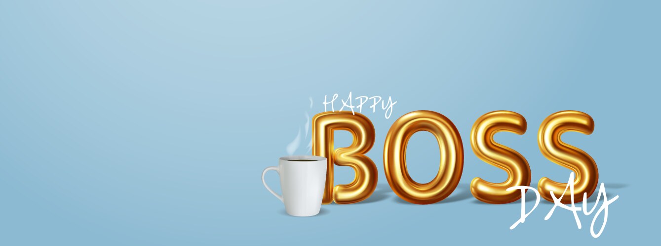 Happy boss Royalty Free Vector Image - VectorStock