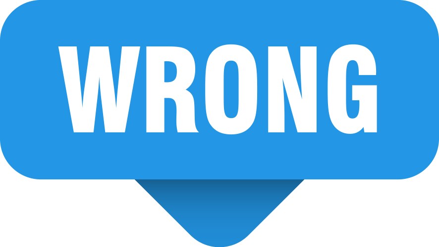 Wrong Png Vector Images (91)